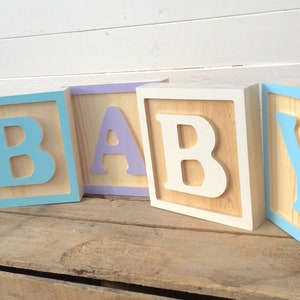 Large Wooden Letter Blocks, Large Alphabet Letter Blocks - Etsy