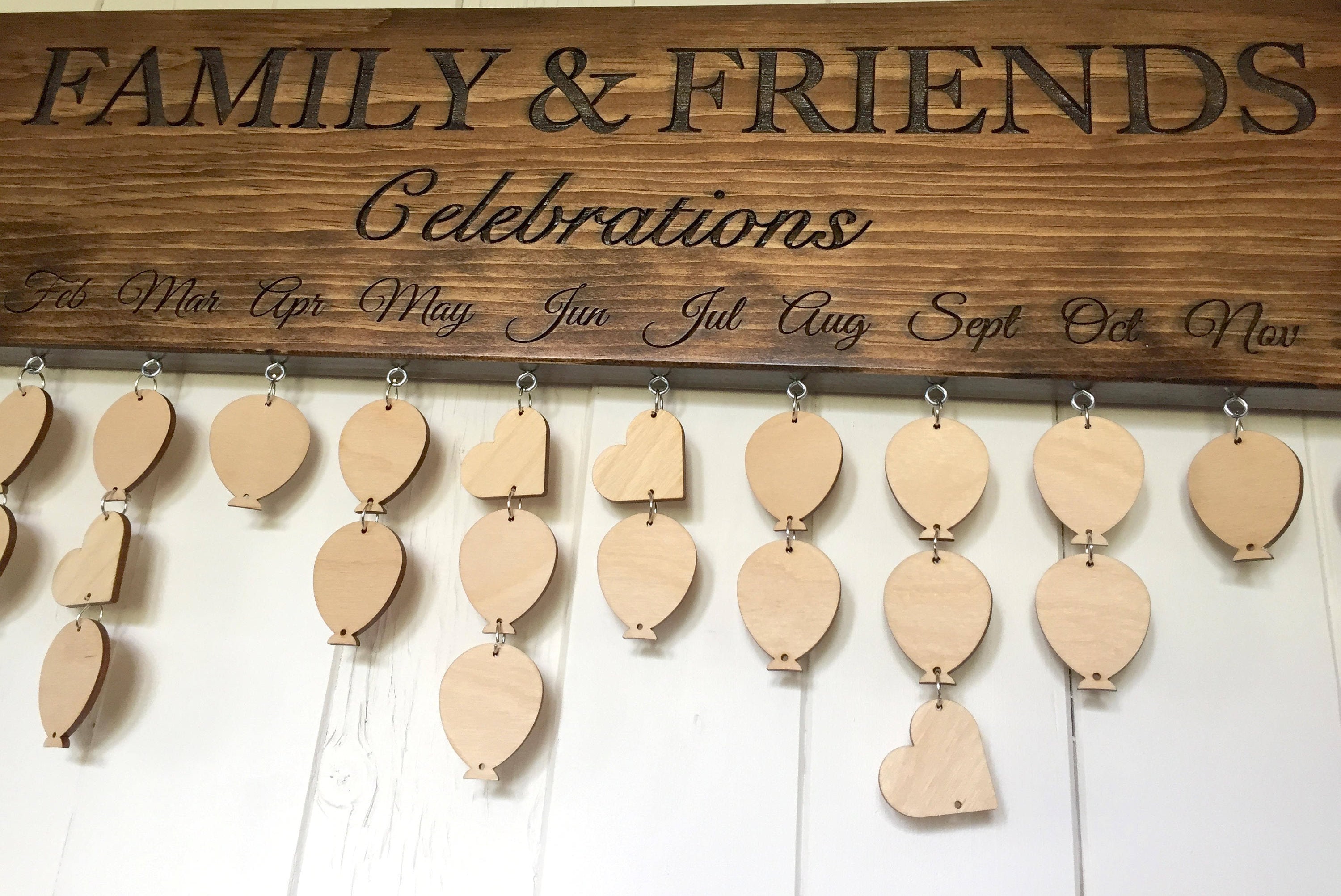 Family & Friends Celebrations Board