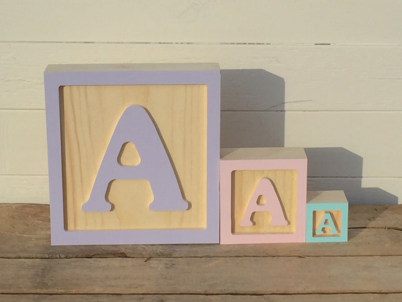 Large Wooden Letter Blocks Large Alphabet Letter Blocks - Etsy
