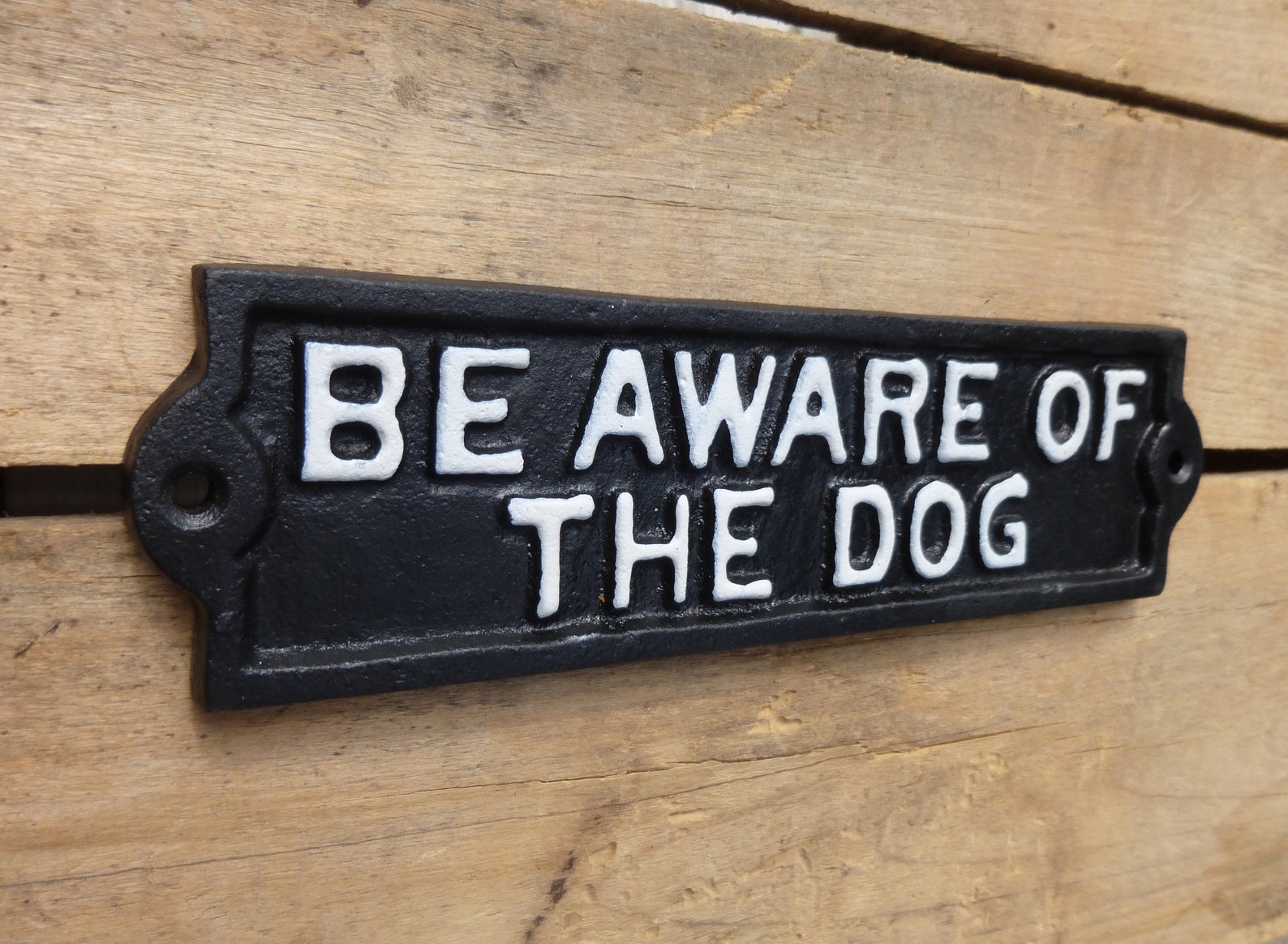 Be Aware of the Dog Sign Be Aware of the Dog Cast Iron Sign - Etsy