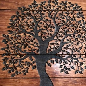 Tree of Life Wooden Sign, Tree Wall Hanging, Laser Engraved Wooden Sign ...