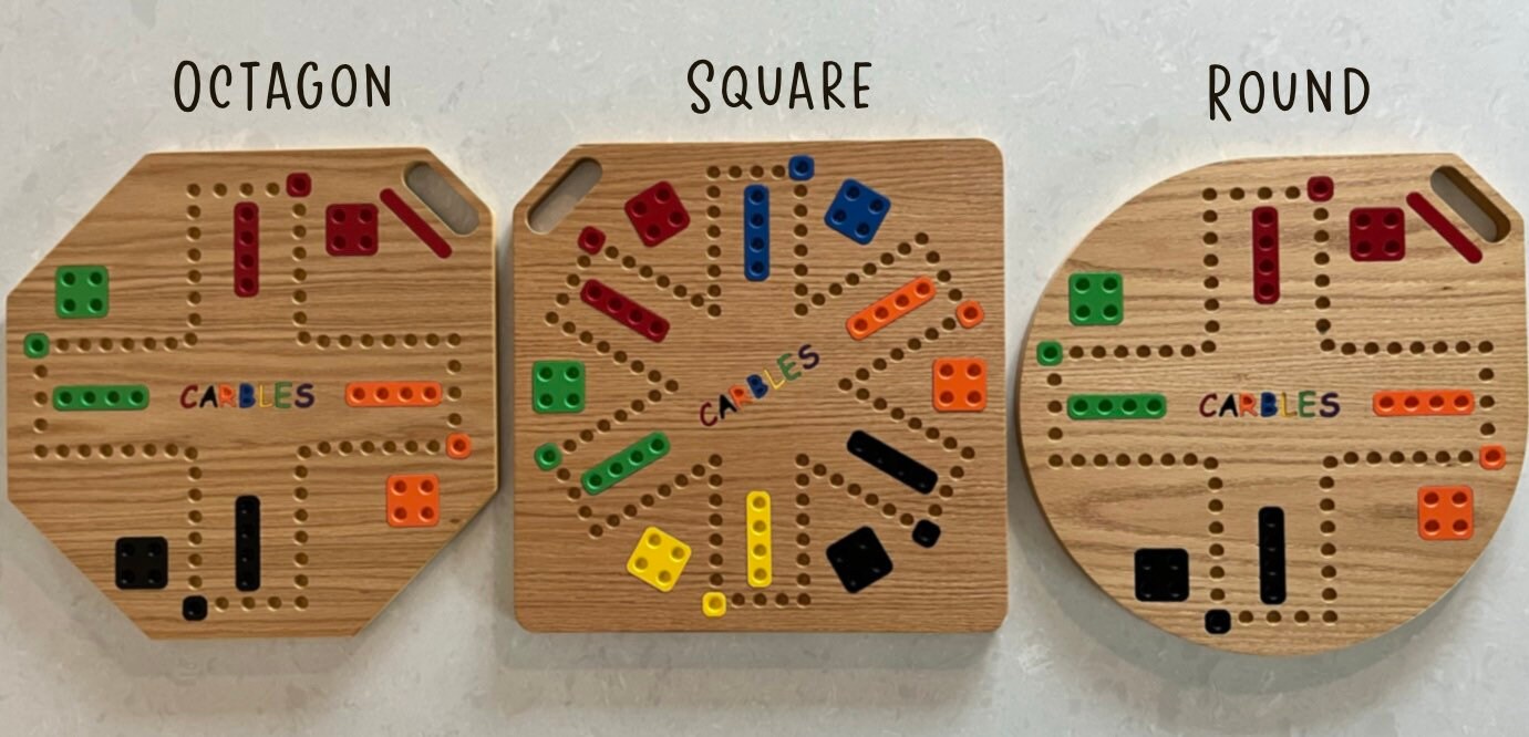 Carbles® Small Round 4 & 6 Player - Etsy