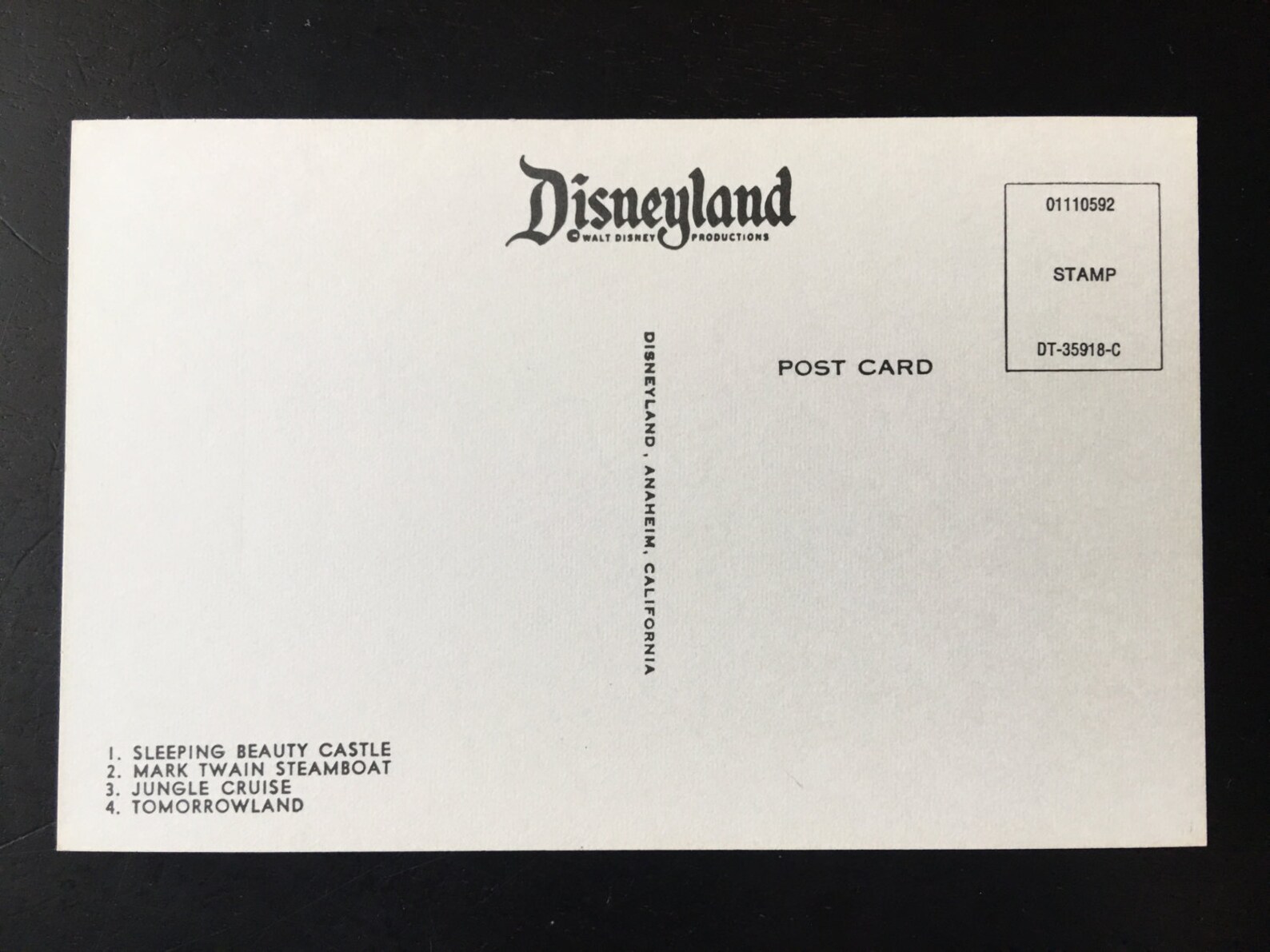 Vintage Disneyland - Multi View Card of Sleeping Beauty's Castle, Mark ...