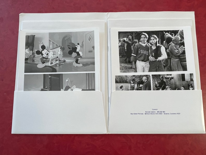 Walt Disneys A Kid in King Arthurs Court Runaway Brain Film Movie Press ...