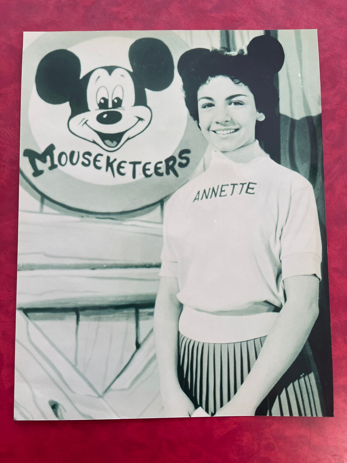 Walt Disney’s Mickey Mouse Club Mousketeer Annette Funicello 8x10 ...