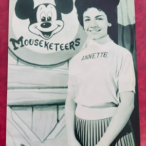 Walt Disney’s Mickey Mouse Club Mousketeer Annette Funicello 8x10 ...