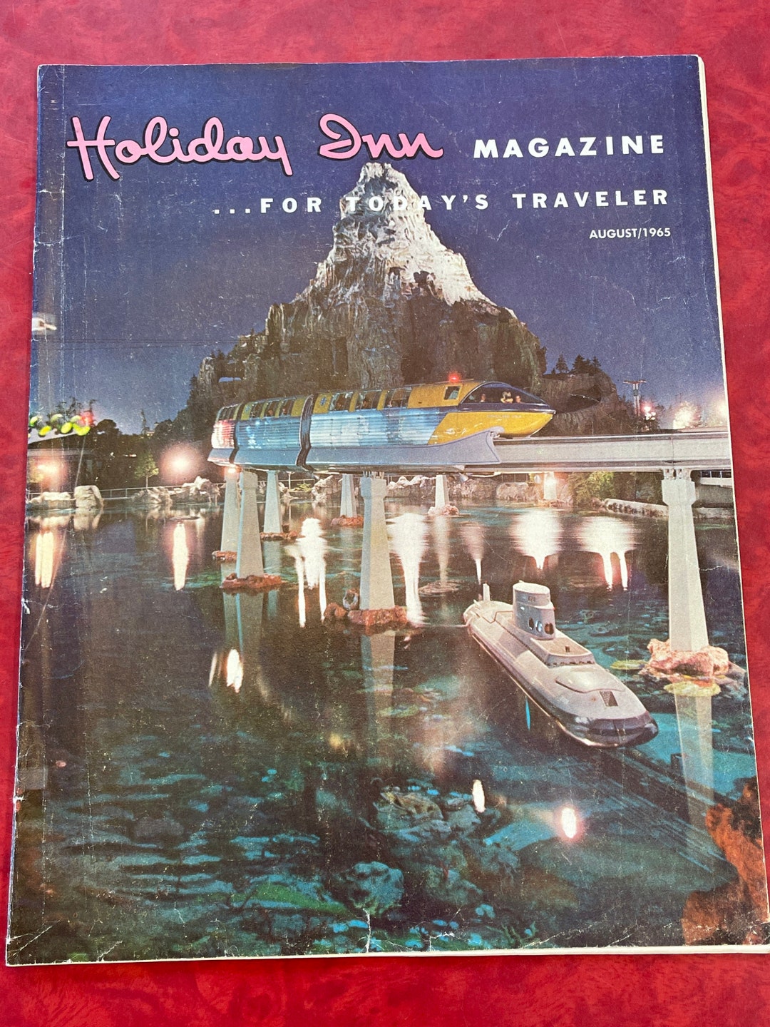 1965 Holiday Inn Magazine With Disneyland Monorail and Submarine on the ...