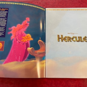 Walt Disney’s Hercules Movie Fold Out Press Kit Media Folder 1997 - Etsy