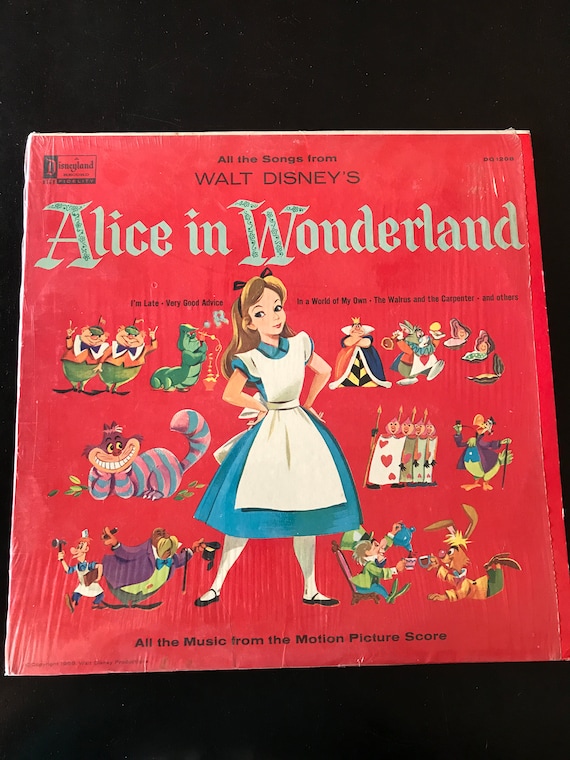 Alice In Wonderland Soundtrack Album Cover