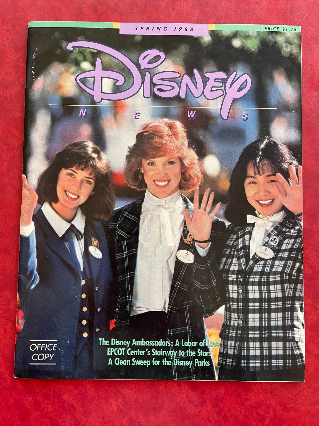 Spring of 1988 Disney News Official Magazine for Magic Kingdom Club ...