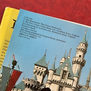 1985 Walt Disney’s Disneyland Book - Color Photos, Photographs, Printed ...