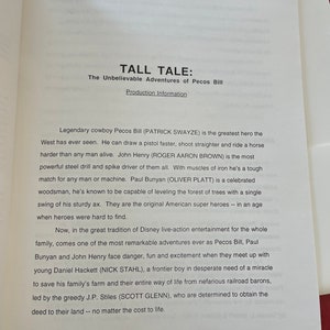 Walt Disney’s Tall Tale the Unbelievable Adventures of Pecos Bill Film ...