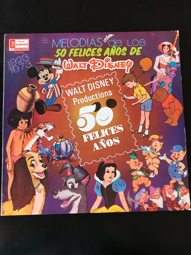 Walt Disney 50 Felices Anos 50 Years of Disney - Disneyland Records ...