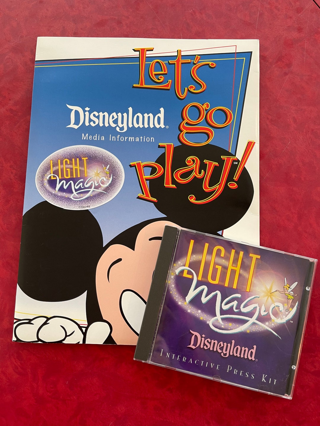 1997 Disneyland Light Magic CD-ROM Press Kit Media Only Folder - Etsy