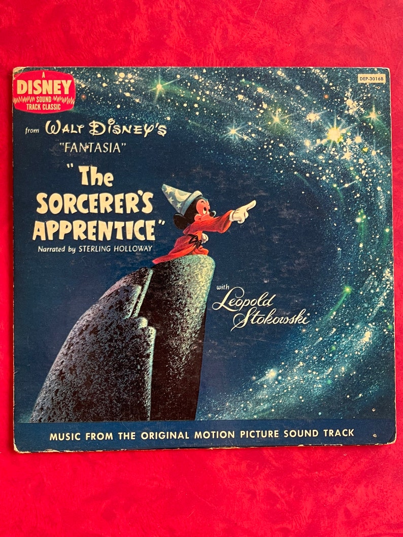 Walt Disneys Fantasia the Sorcerers Apprentice Narrated by - Etsy