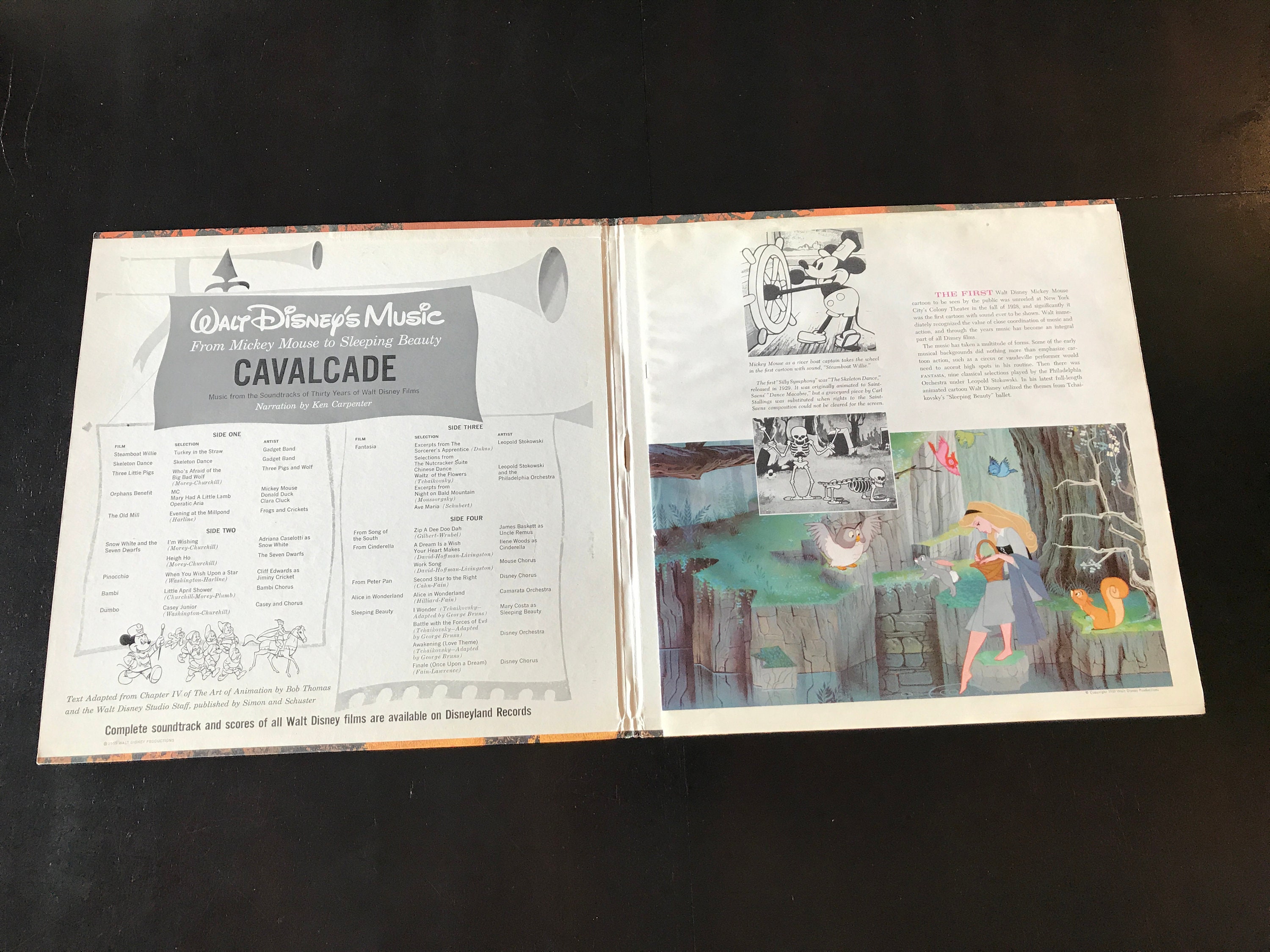 Walt Disney's Music Cavalcade Disneyland Record With Booklet - Etsy