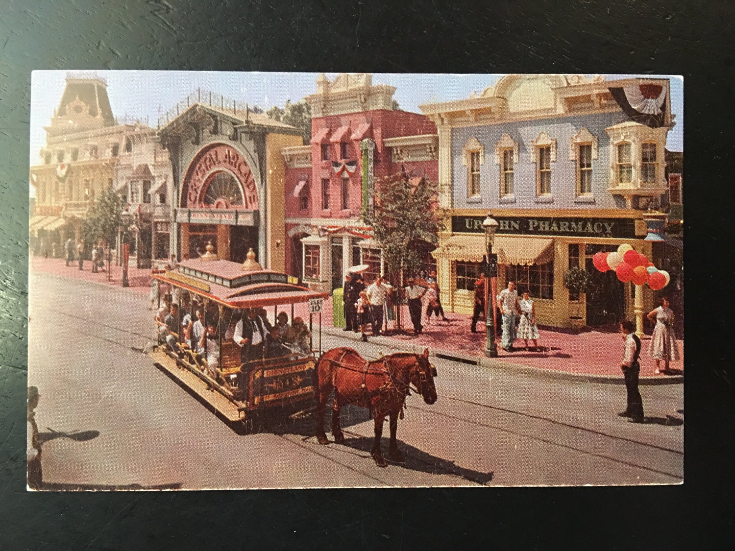 Vintage Disneyland Main Street U.S.A. Postcard Upjohn | Etsy