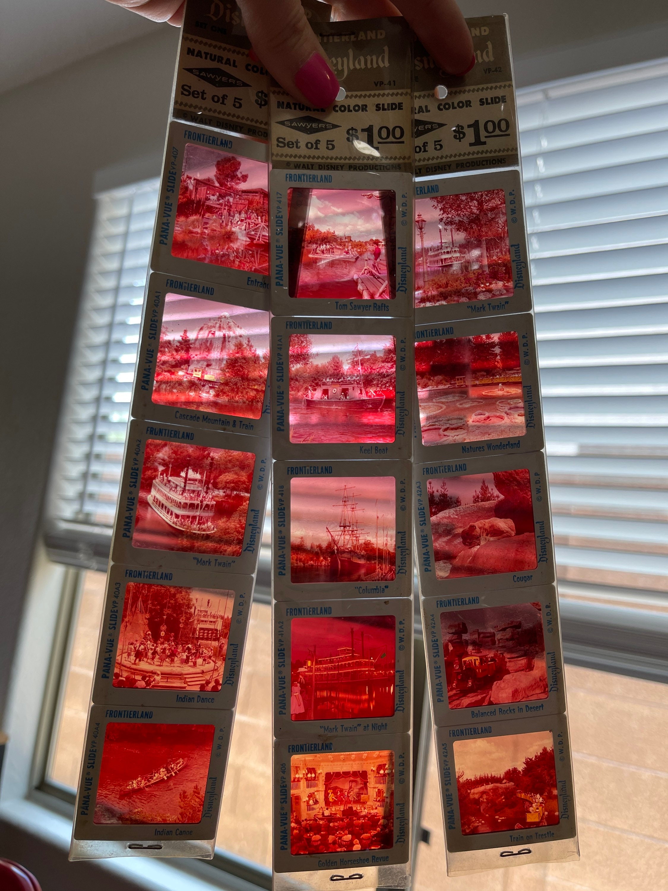 Vintage Disneyland Frontierland Slides Unopened - Etsy
