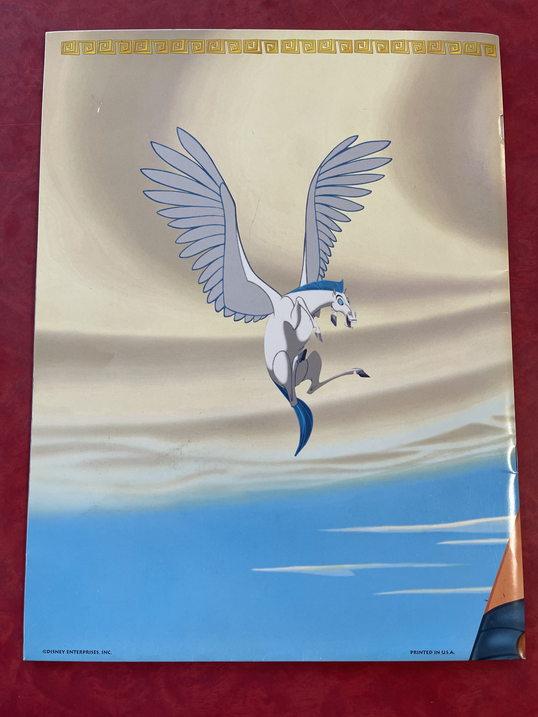 Walt Disneys Hercules Movie Fold Out Press Kit Media Folder 1997 - Etsy