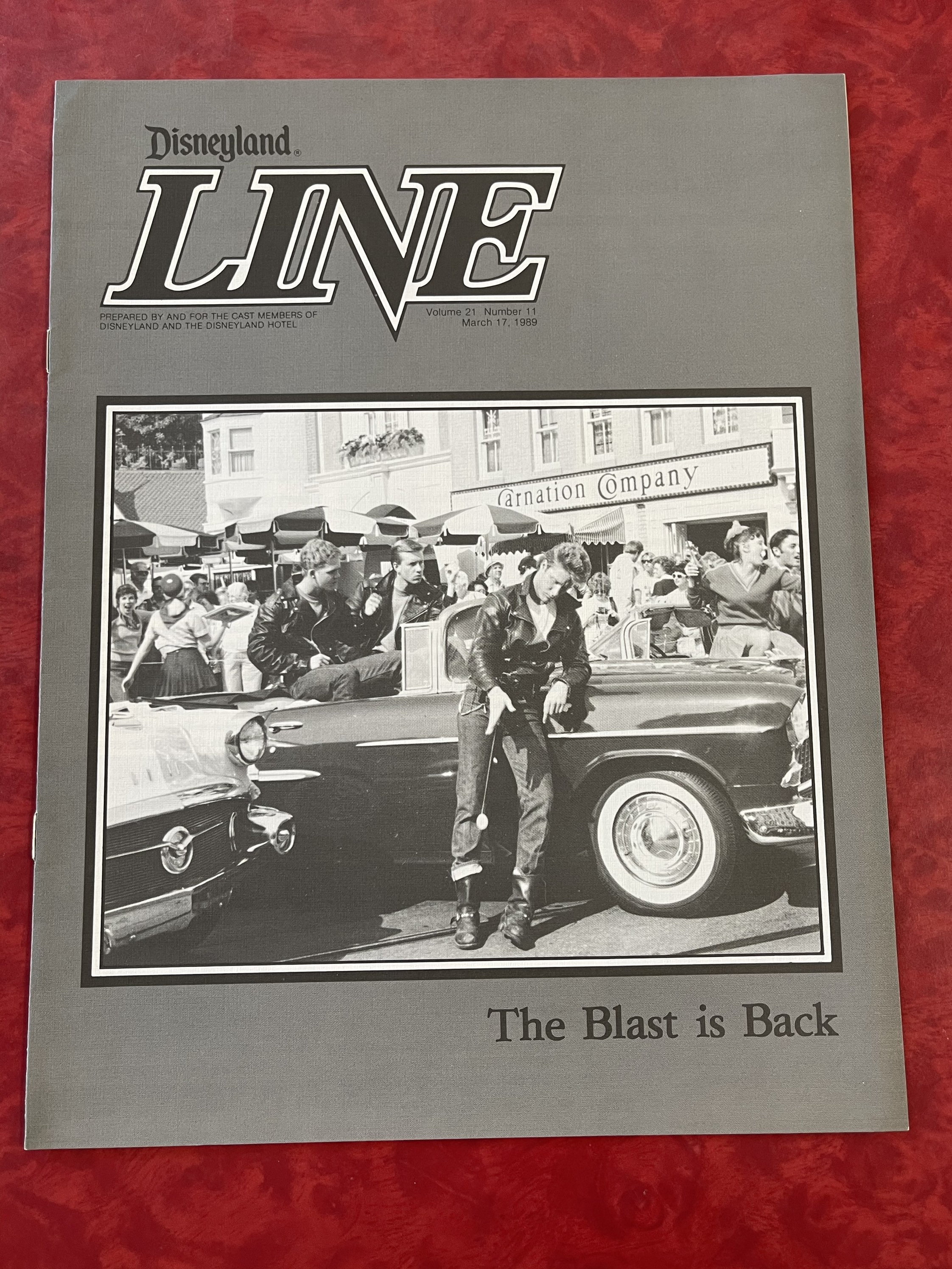1989 Disneyland Line Cast Member Employee D-line Newsletter Magazine - Etsy