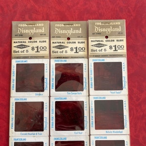 Vintage Disneyland Frontierland Slides Unopened - Etsy