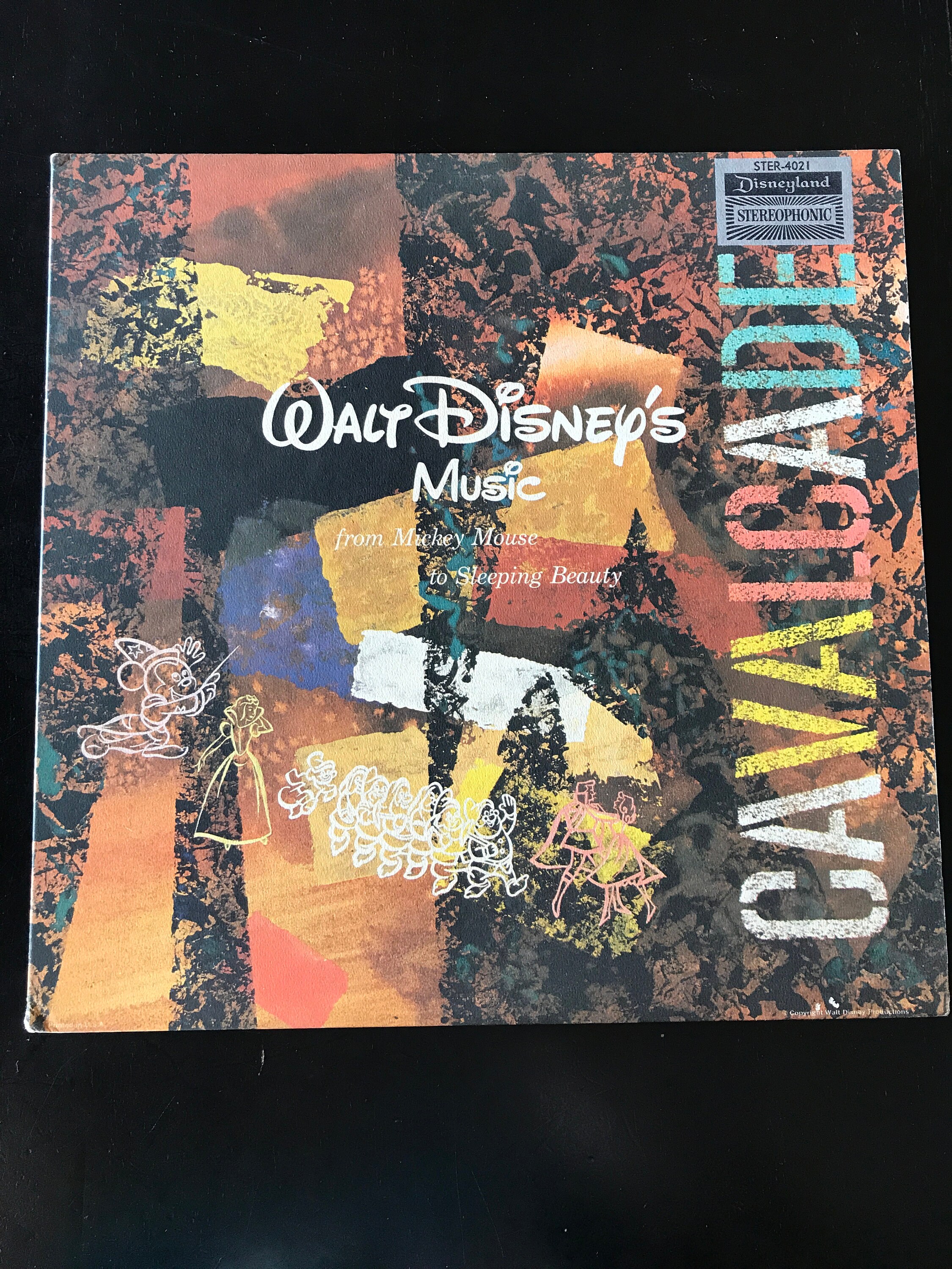 Walt Disney's Music Cavalcade Disneyland Record With Booklet - Etsy