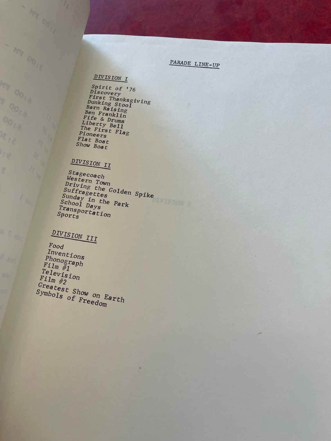 1975-76 Disneyland Cast Member Master Event Script - Etsy