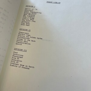 1975-76 Disneyland Cast Member Master Event Script, Procedures, and ...