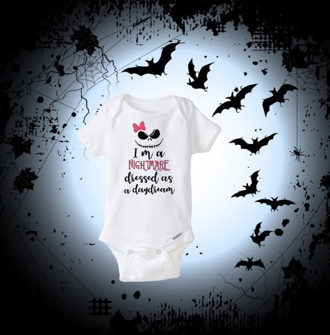 Nightmare Before Christmas Dressed as a Daydream Baby Onesie Halloween ...