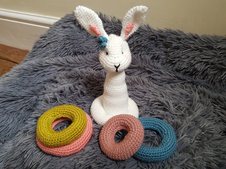 Bibby the Bunny Soft Stacking Toy Pattern - Etsy UK