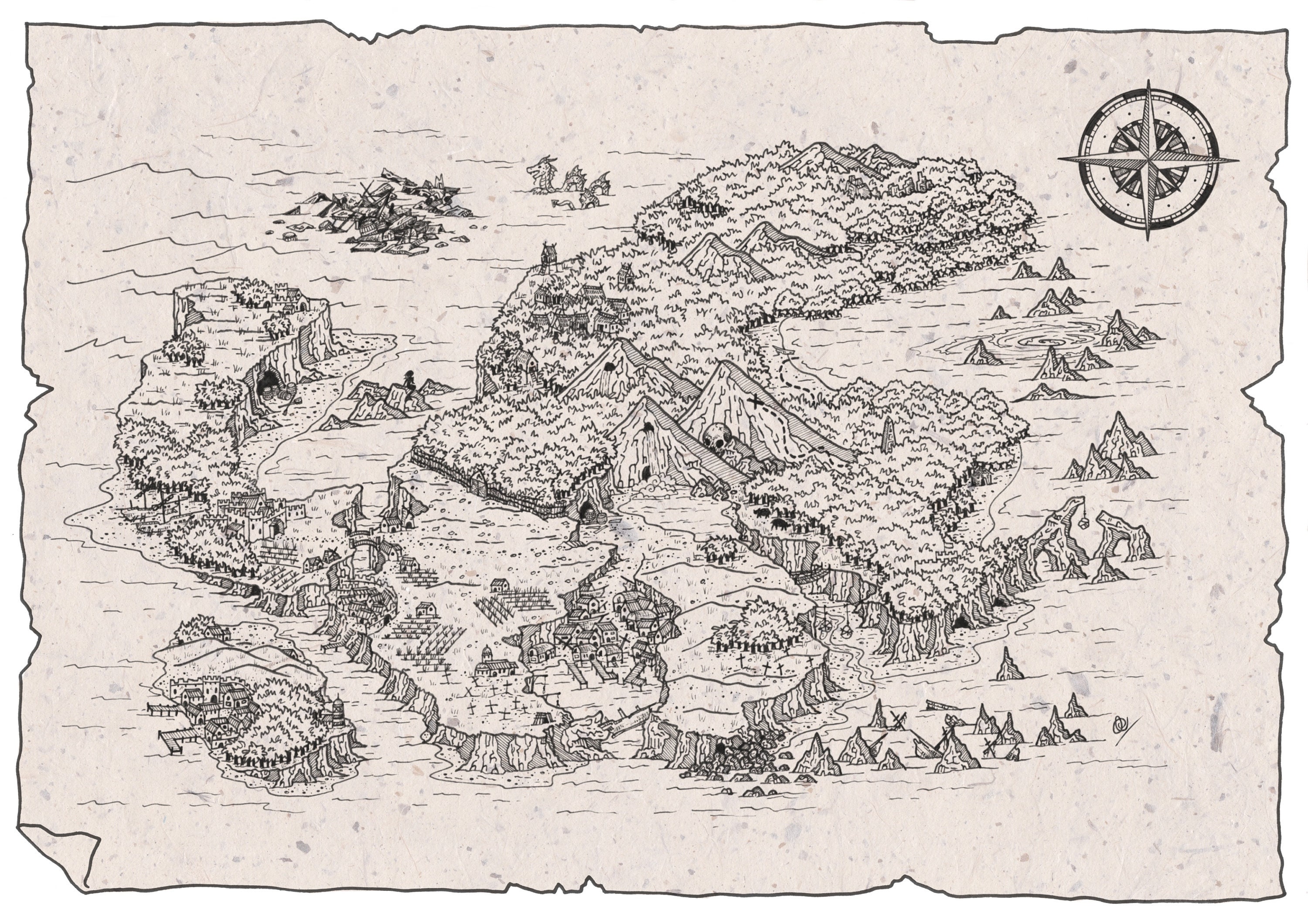Pirate Island Map