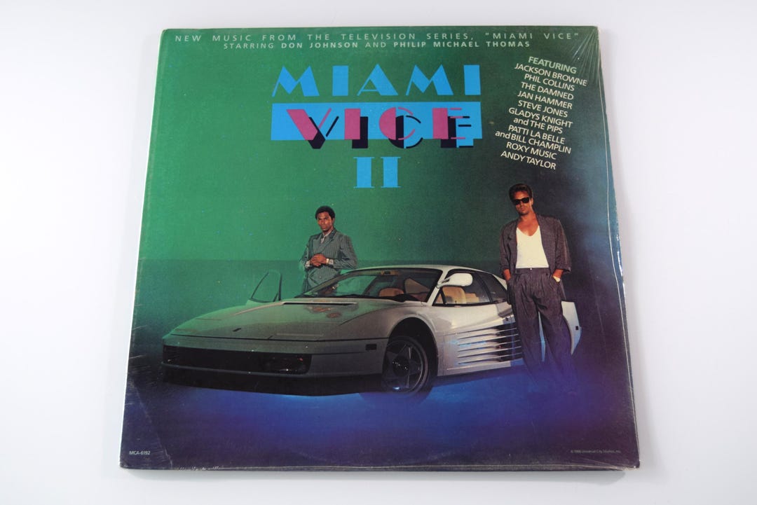 Still Sealed! Miami Vice II Vintage Vinyl LP - Music From the TV Series ...