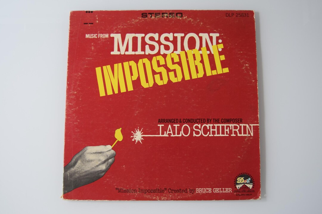 Mission: Impossible Vintage Vinyl LP Lalo Schifrin - Soundtrack ...