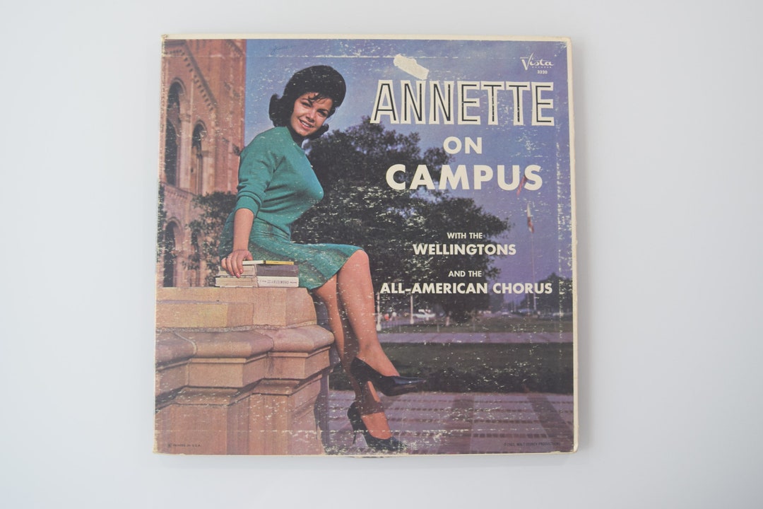 Annette Vintage Vinyl LP Annette on Campus - Annette Funicello, With ...
