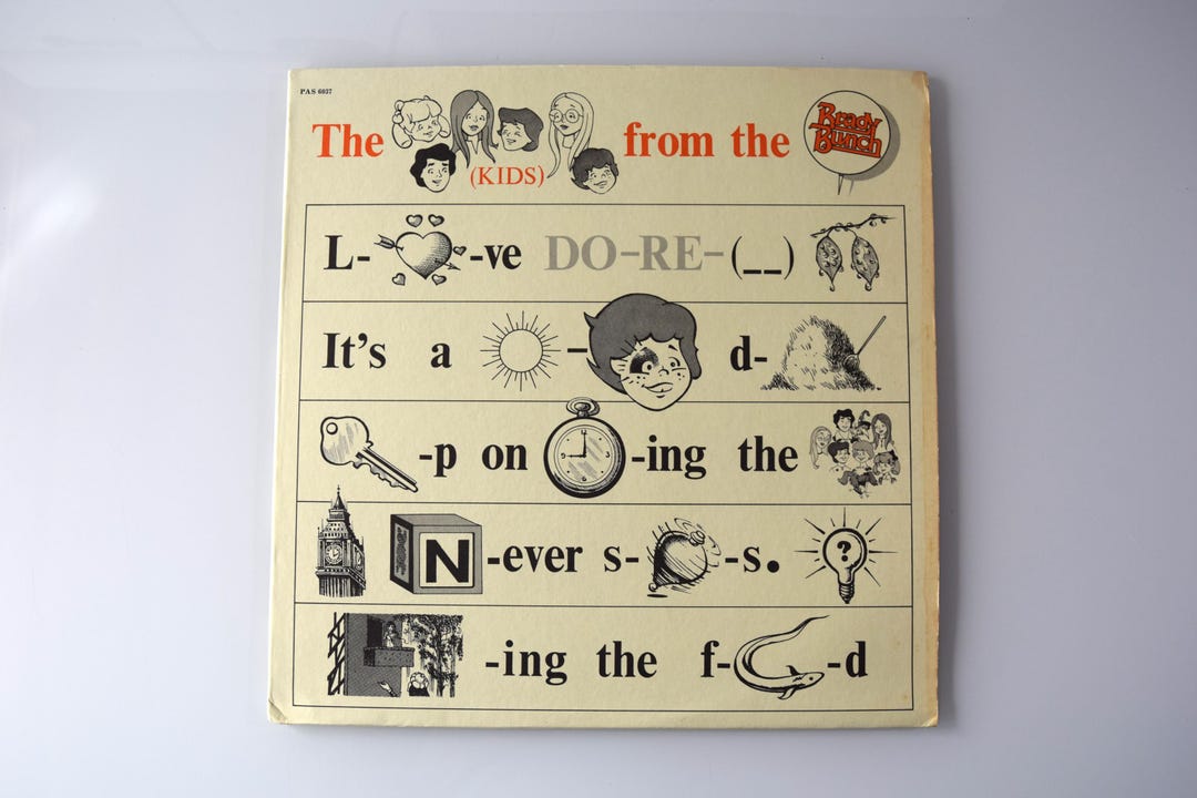 The Brady Bunch Vintage Vinyl Lps the Kids From the Brady Bunch Marsha ...