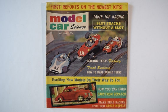 Model Car Science vintage magazine model kits/slot | Etsy