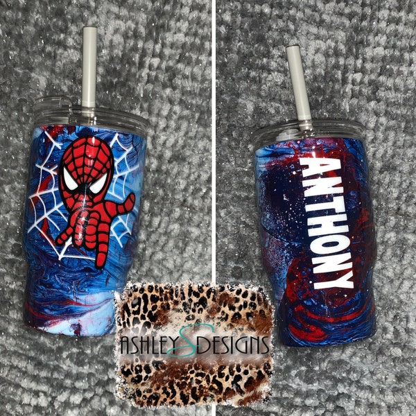 Spiderman Tumbler Sippy Cup - Etsy