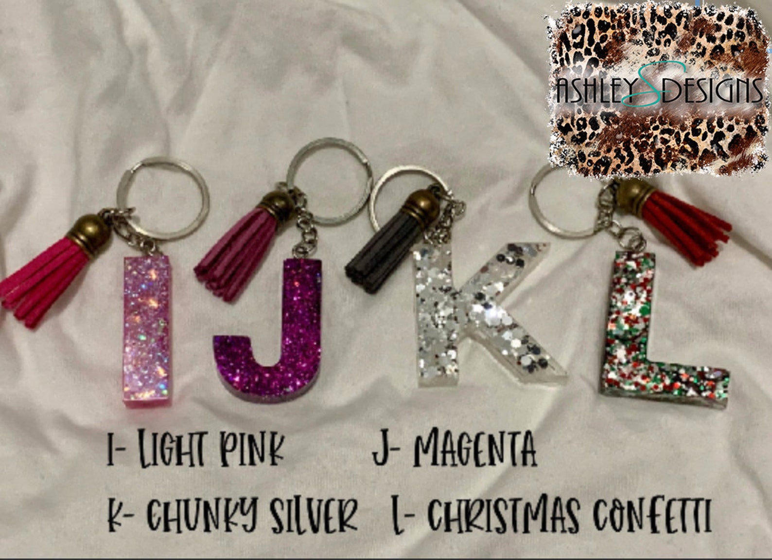 Initial Keychain Alphabet Keychain Initial Glitter Initial - Etsy