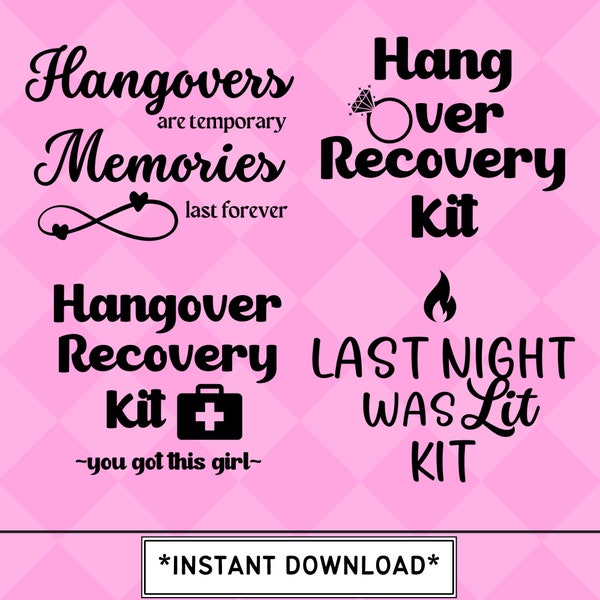 Hangover Kit - Etsy