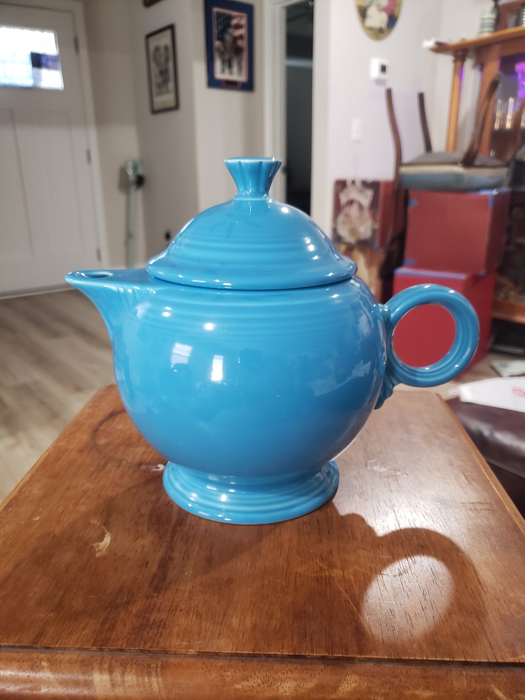 Fiesta Peacock Teapot With Matching Lid - Etsy