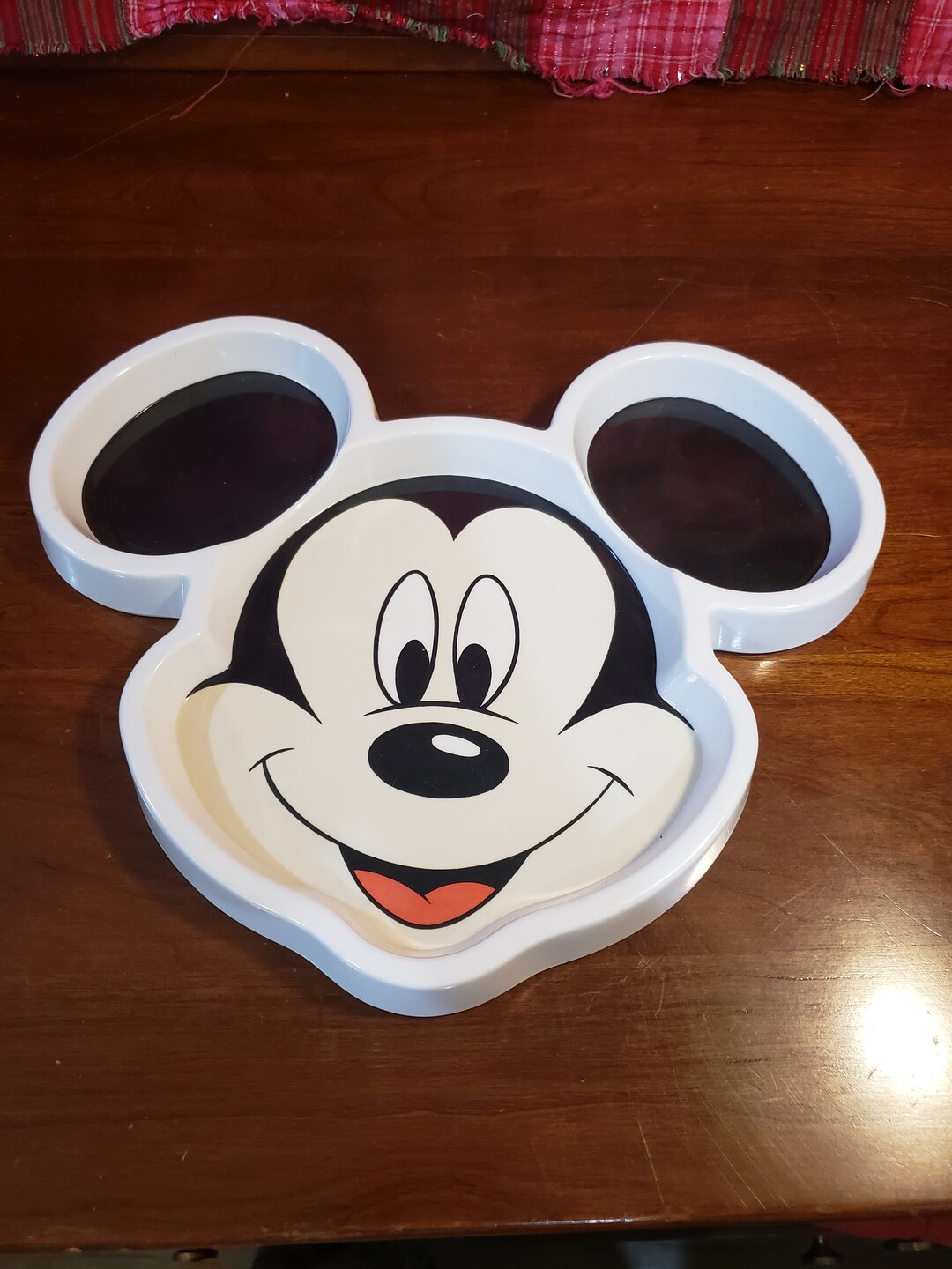 Mickey Mouse Head Selandia Plastic Plate - Etsy