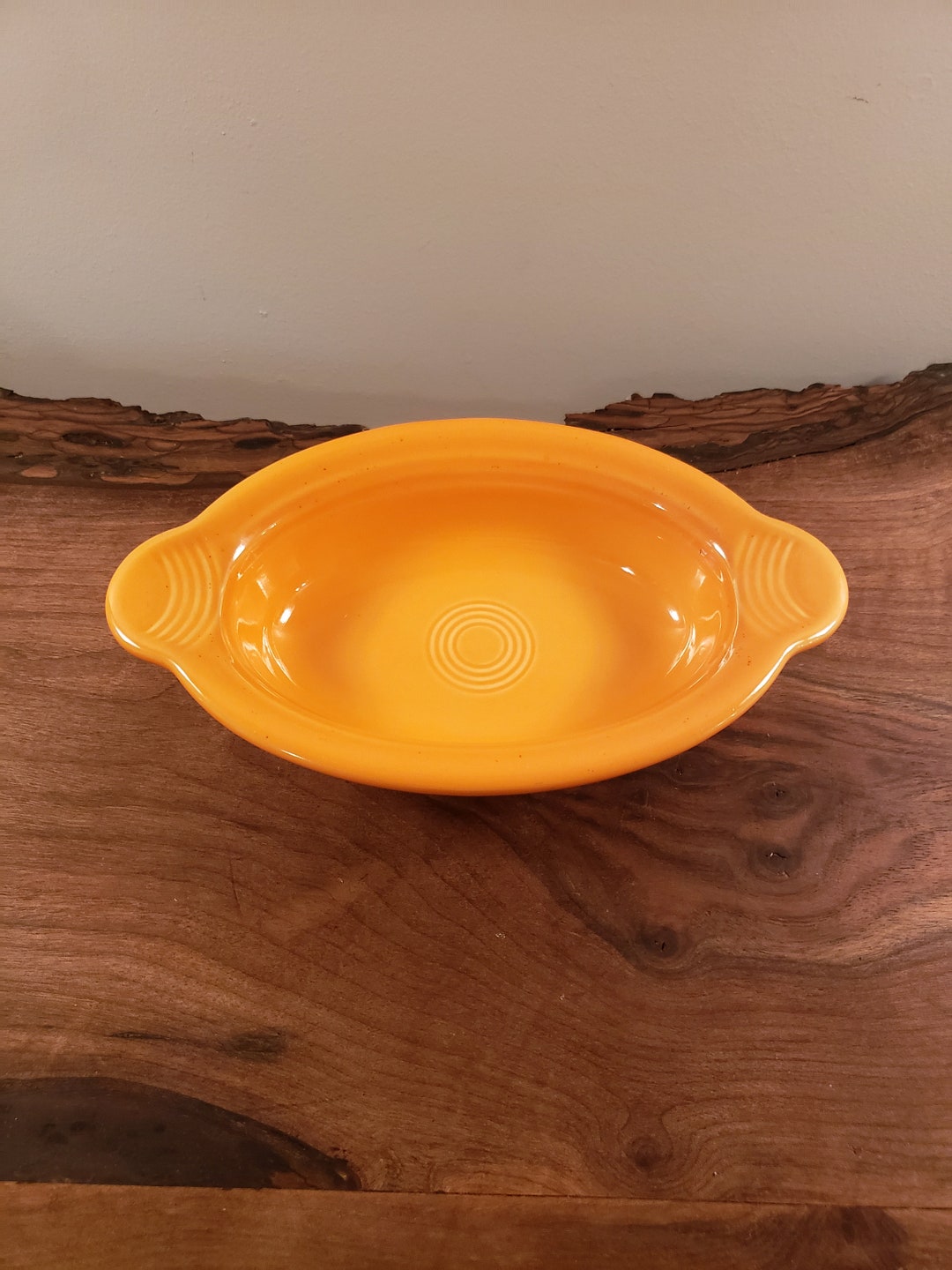 Fiesta Individual Casserole Dish in Tangerine - Etsy