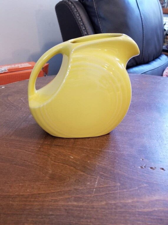 Fiesta Juice Pitcher in the Color of Sunflower - Etsy