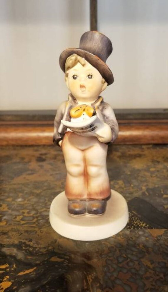 Vintage Hummel Street Singer With Sheet Music | Etsy