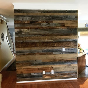 Reclaimed Barn Wood Accent Walls - Etsy