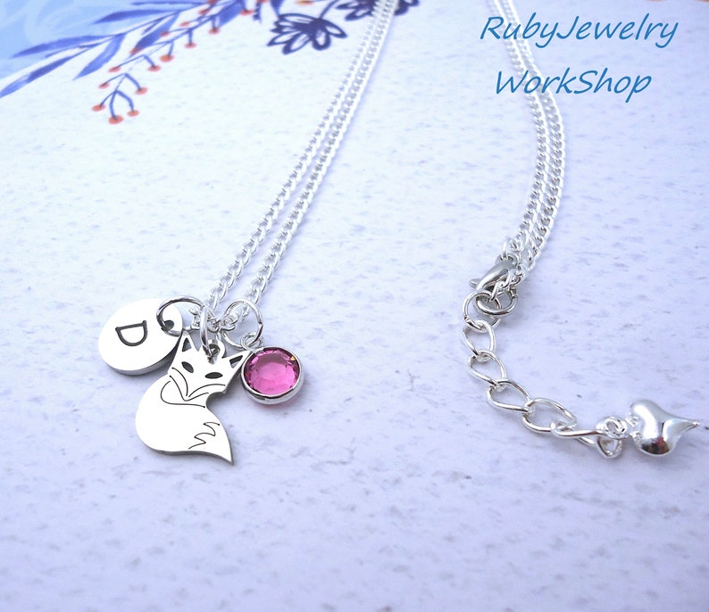 Custom Fox Chain Necklace-stainless Steel Little Fox Pendant - Etsy