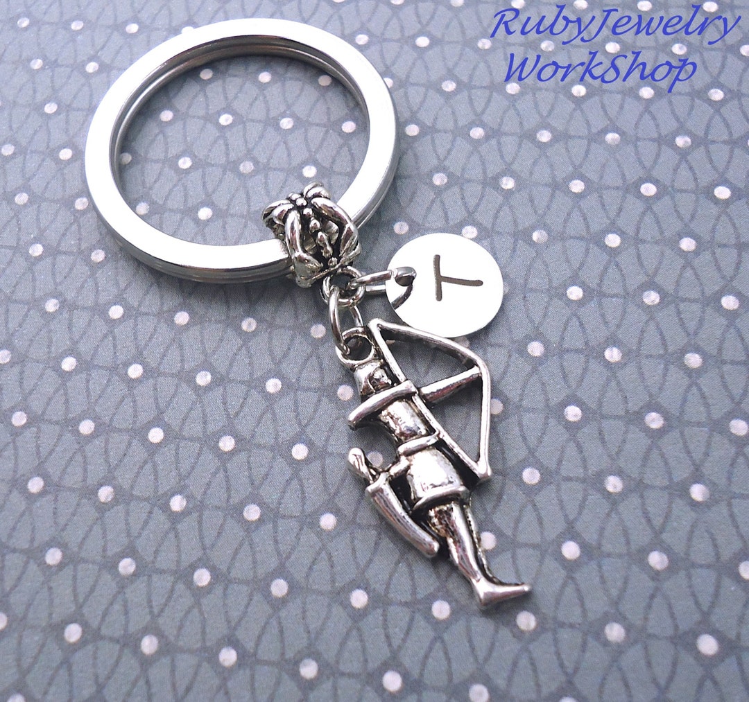 Quality Archer Charm Key Chain Archer / Archery Key Ring Men, Women ...