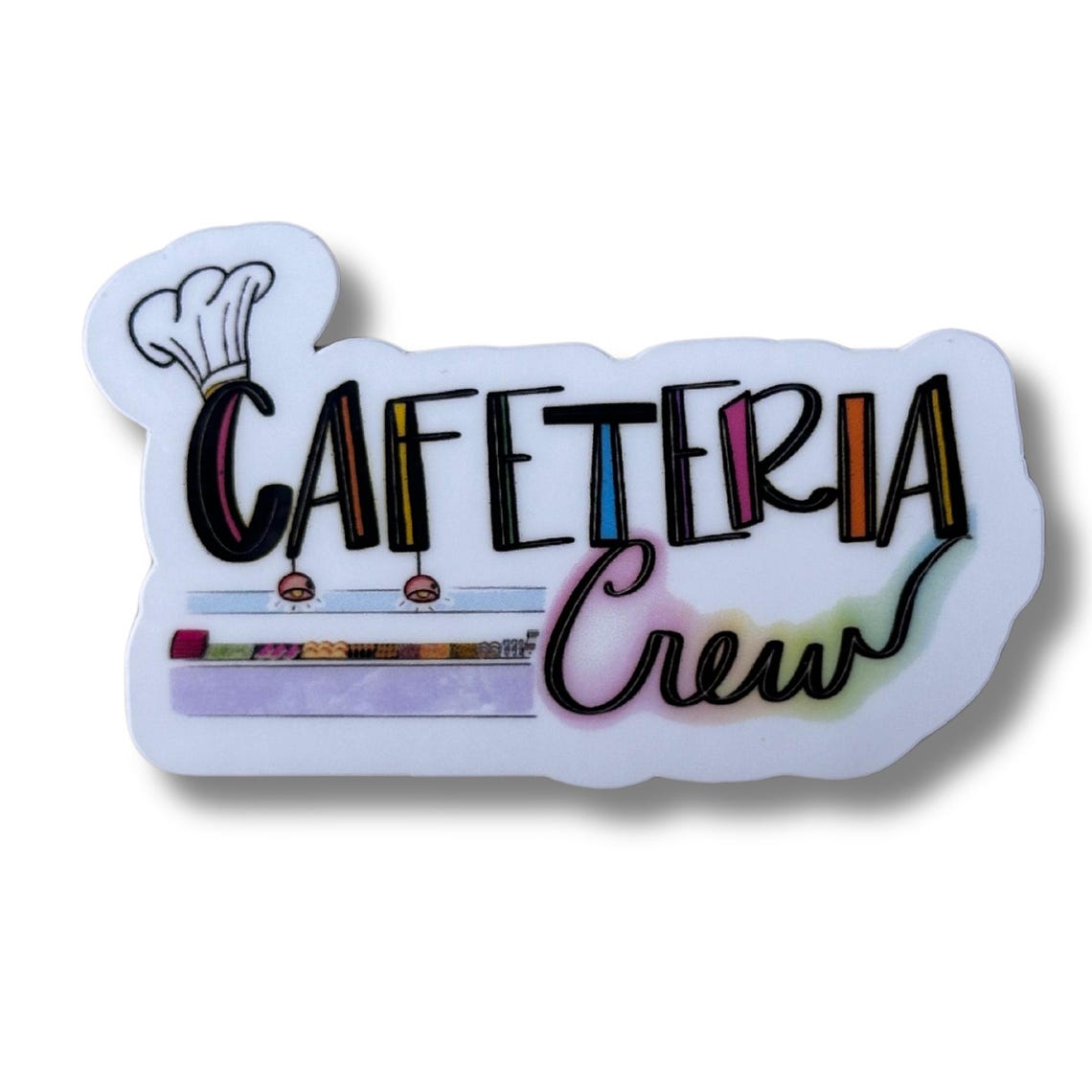 Cafeteria Crew Vinyl Sticker, Cafeteria Staff, Cafteria Staff ...