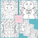 Spring Hand-drawn Coloring Pages, March, April, May 2023 Spring ...