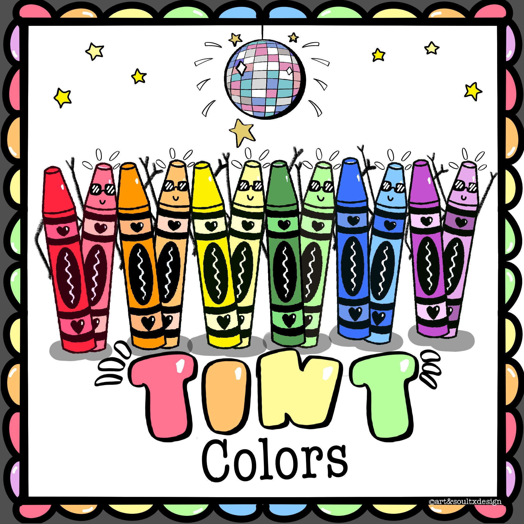 Printable Art Class Color Family Labels, Classroom Decor, Classroom ...